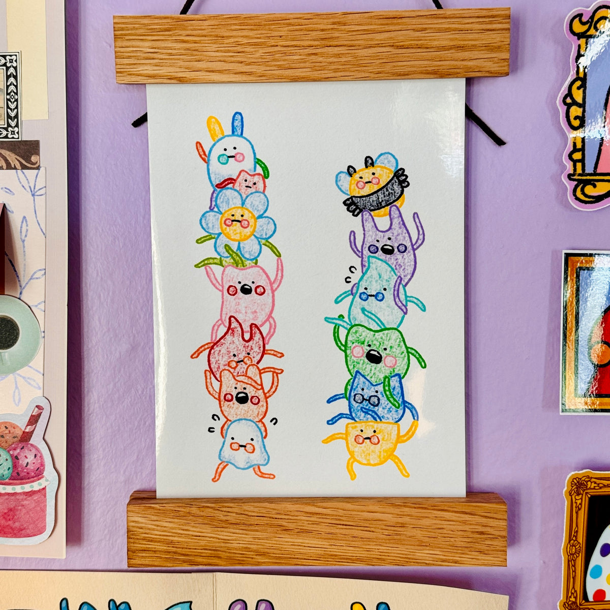 good folk stacky stack PRINT :) – Stay Okay Studio